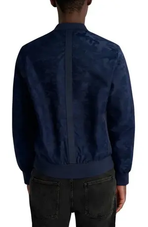 Karl Lagerfeld Camo Print Bomber Jacket