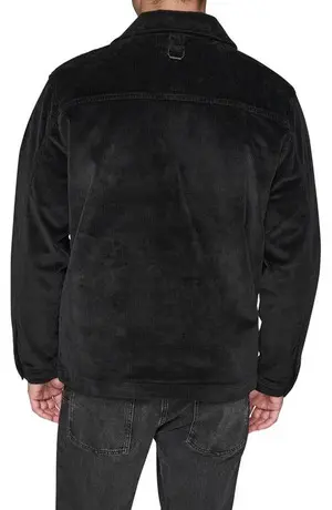 Karl Lagerfeld Corduroy Shirt Jacket - Black