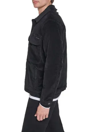 Karl Lagerfeld Paris Corduroy Shirt Jacket