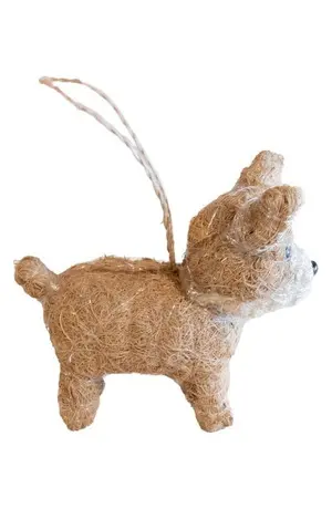 LIKHA Corgi Handwoven Ornament