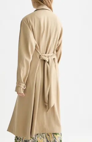 Scotch & Soda Flowy Trench Coat