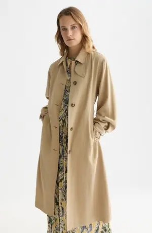 Scotch & Soda Flowy Trench Coat