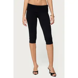 EDIKTED Skyla Knit Capri Pants