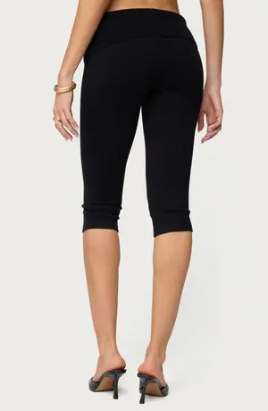 EDIKTED Skyla Knit Capri Pants