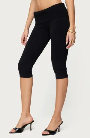 EDIKTED Skyla Knit Capri Pants