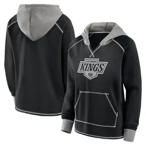 LOGO ATHLETIC Los Angeles Kings French Terry Full-zip Hoodie - Black