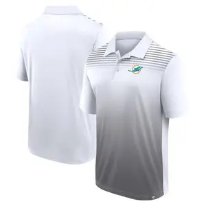 LOGO ATHLETIC Miami Dolphins Sandlot Game Polo - White