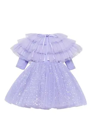 MINI CELEBRITIES Shiny Tulle Dress Set
