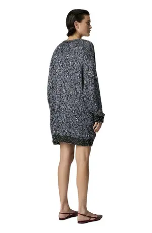Missoni Oversized Jacquard Knit Cardigan With Animalier Pattern