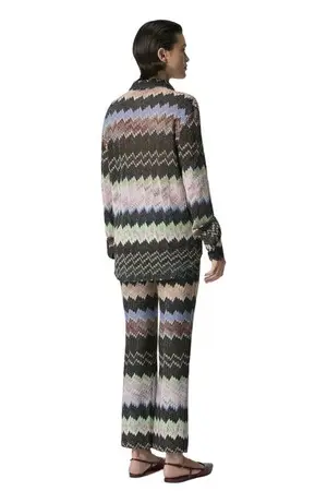 Missoni Viscose Lamé Snake Motif Shirt