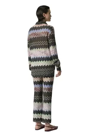 Missoni Viscose Lamé Snake Motif Shirt