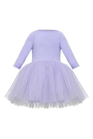 MINI CELEBRITIES Cloud Tulle Dress Set - Purple Bloom