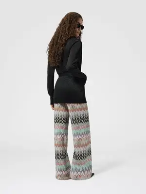Missoni Lamé Fabric Belted Cardigan - Black