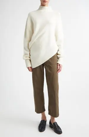 A.L.C. Naomi Asymmetric Mock Neck Sweater