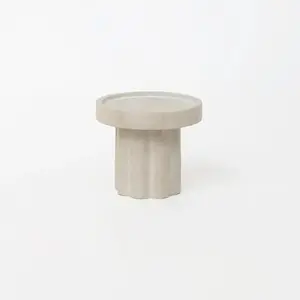 HOUSE OF REVELRY Stone Single Pillar Candle Holder - Natural