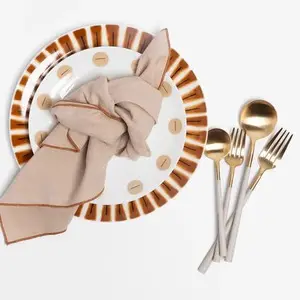HOUSE OF REVELRY Sunset Strip Dinner Plate Set Of Four