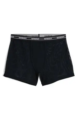 TOMBOYX Powermesh Boxer Briefs - Black