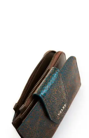 VELEZ Foil Leather Wallet