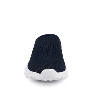 URBN SPORT BY JSLIDES Carla Knit Sneaker Mule - Navy