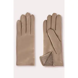 SEYMOURE Classic Kelly Leather Gloves - Nude