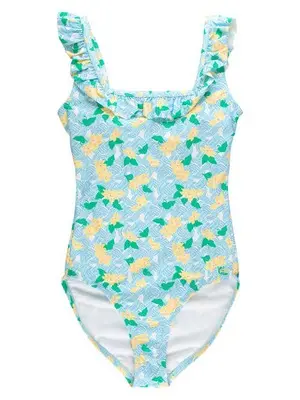 RUFFLEBUTTS Upf 50+ Ruffle One-piece Swimsuit - Blooming Basket
