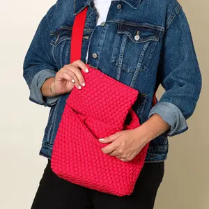 UNCOMMON GOODS Woven Shoelace Crossbody - Small Mint