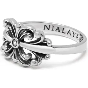 NIALAYA JEWELRY Bloom Ring - Silver
