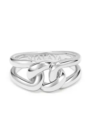 NIALAYA Knot Ring - Silver