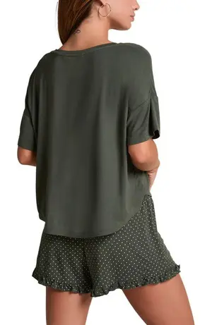 Hunkemoller Jersey Pyjama Set - Green