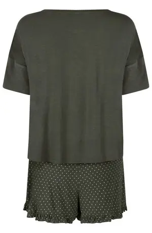 Hunkemoller Jersey Pyjama Set - Green