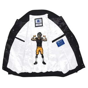 STARTER Pittsburgh Steelers Satin Varsity Jacket