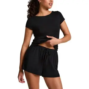 Hunkemoller Pyjama Set Jersey - Black