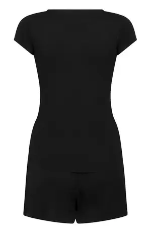 Hunkemoller Pyjama Set Jersey - Black
