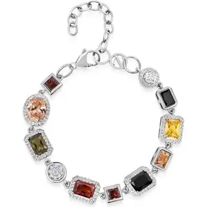 NIALAYA JEWELRY Gemstone Bracelet - Silver