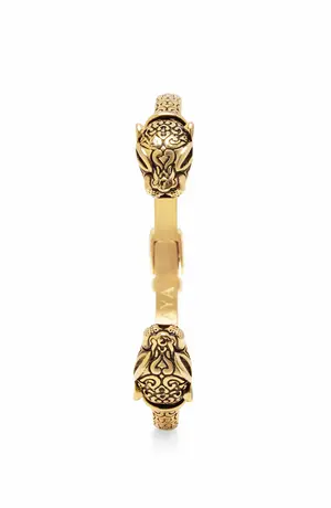 NIALAYA JEWELRY Panther Bangle - Gold