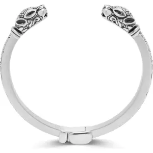 NIALAYA JEWELRY Panther Bangle Silver