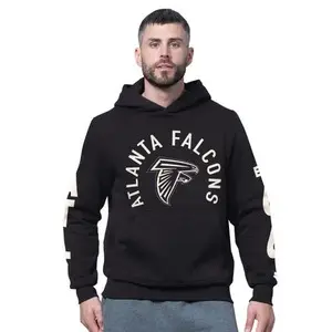 STARTER Atlanta Falcons Handoff Fleece Hoodie - Black