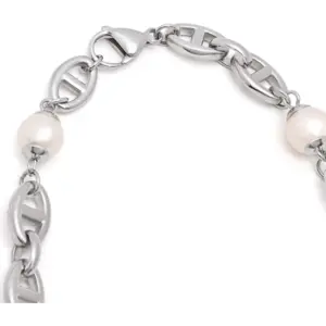 NIALAYA Mariner Pearl Chain - Silver