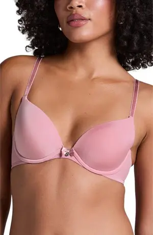 Hunkemoller Plunge Padded Underwired Bra - Lilas
