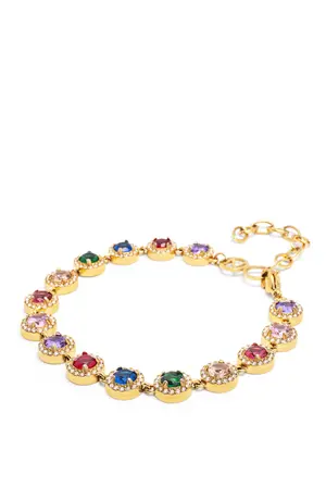 NIALAYA JEWELRY Cz Tennis Bracelet - Multicolored