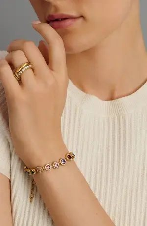 NIALAYA JEWELRY Cz Tennis Bracelet