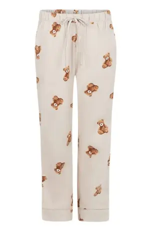 Hunkemoller Pant Flannel Straight Bear