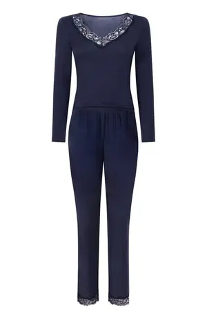Hunkemoller Pajama Set - Blue