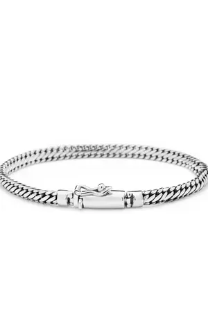 NIALAYA Sterling Chain Bracelet - Silver
