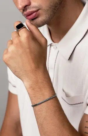 NIALAYA JEWELRY Sterling Chain Bracelet