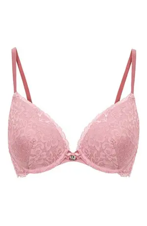 Hunkemoller Marine Padded Push-up Underwired Bra - Lilas