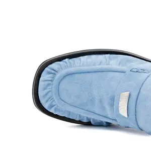 VALENTINA RANGONI Cortina Block Heel Loafer - Blue
