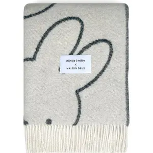 MAISON DEUX Miffy Blanket - Open White