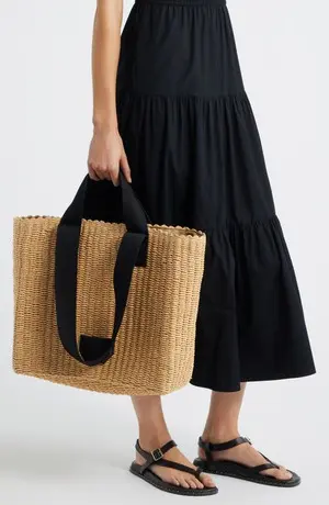 ALLSAINTS Izzy Straw Tote