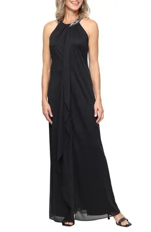 Sl Fashions Sleeveless Evening Dresses